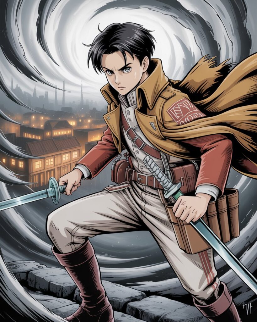 Levi Ackerman Storm PFP – Storm of Blades
