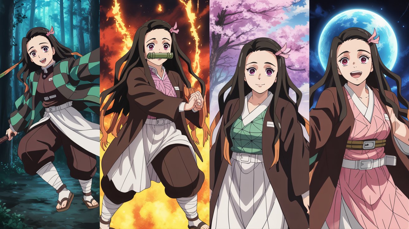 Beautiful HD Nezuko Kamado Wallpaper
