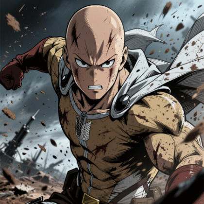 Saitama Manga PFP Art — The One Punch Awakening