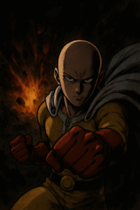 Saitama Manga PFP Art — The One Punch Awakening